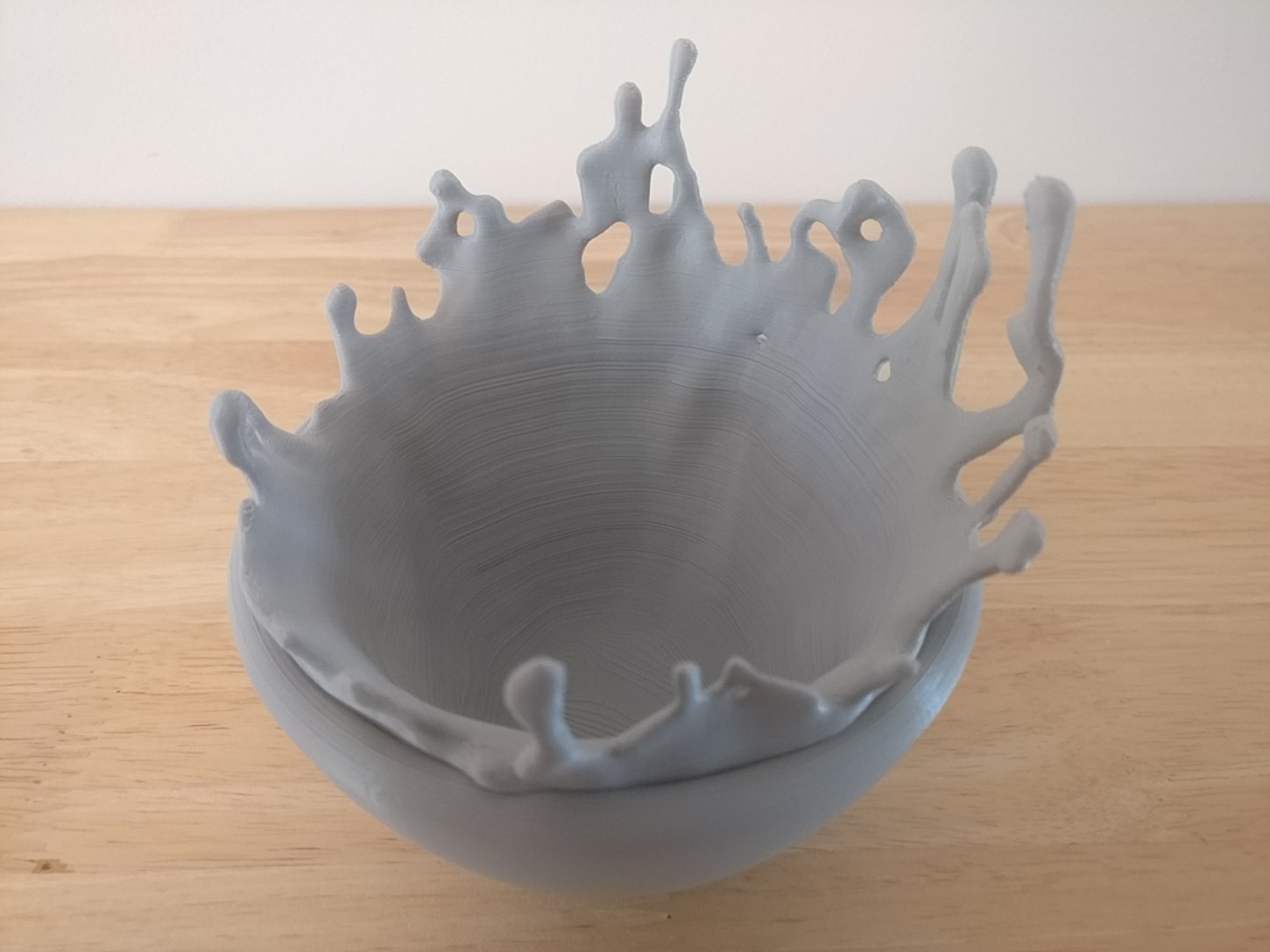 🚰 Water Splash in Bowl・Free STL File for ・Cults