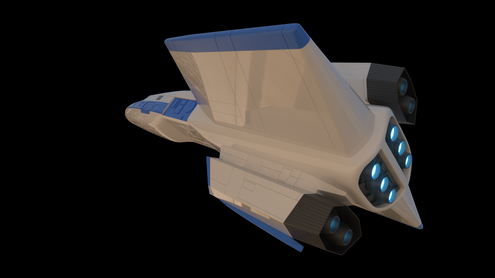 STL file Galaxy Rangers - Ranger One Space Ship 🛰 ・Template to download ...