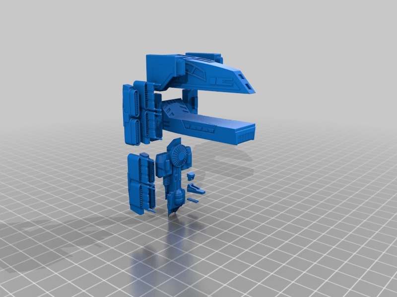 🦅 SW - HWK-290 Hawk Series light freighter (flight mode, split)・Free ...