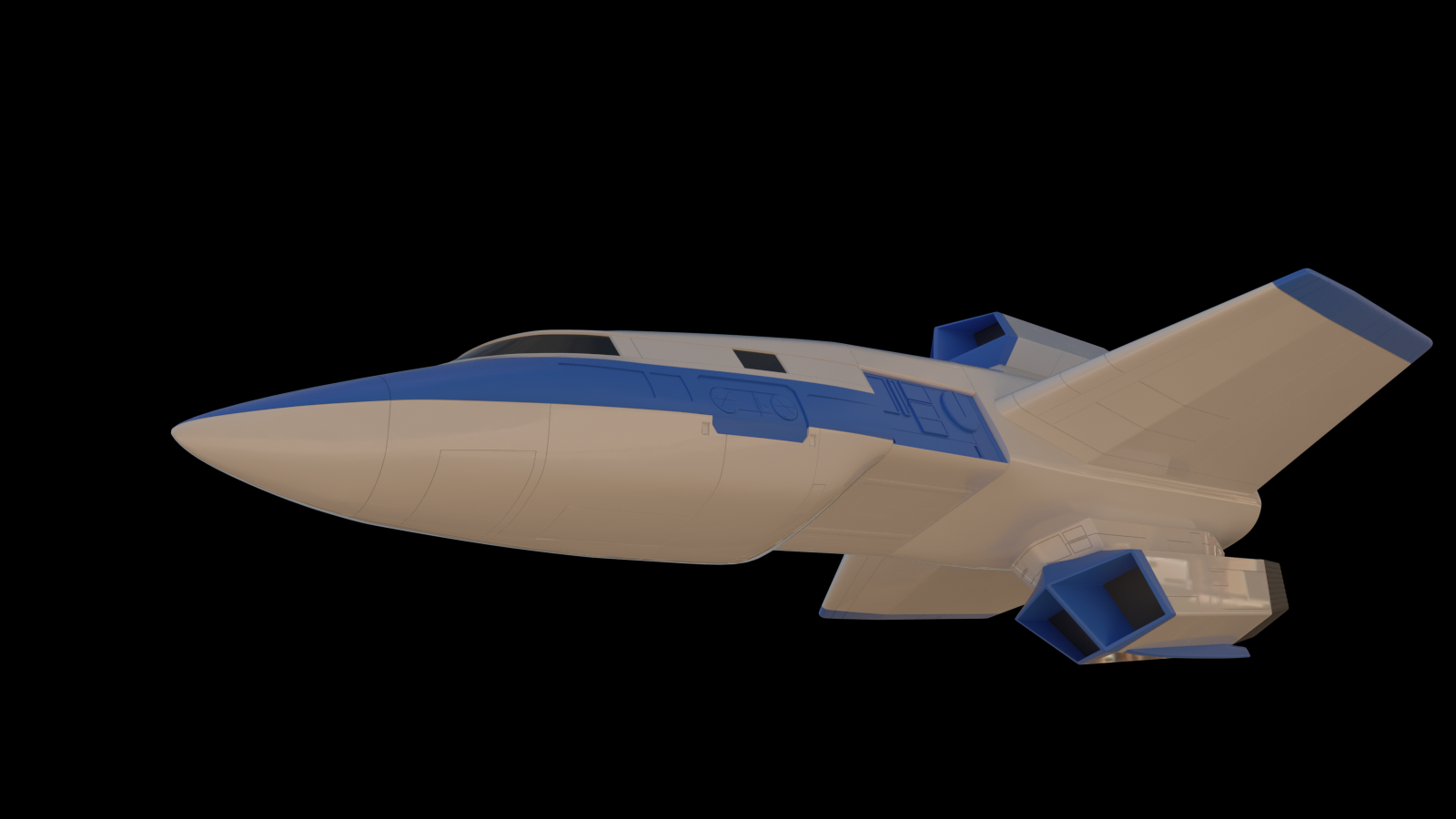 STL file Galaxy Rangers - Ranger One Space Ship 🛰 ・Template to download ...