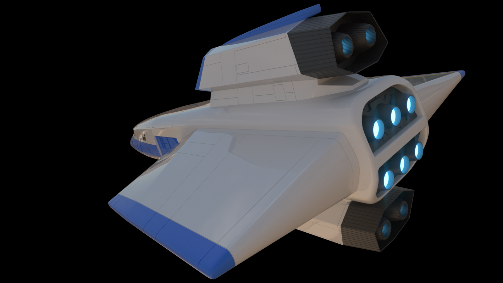 STL file Galaxy Rangers - Ranger One Space Ship 🛰 ・Template to download ...