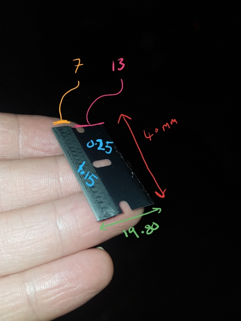 STL file Ergo Razor blade scraper Elite 🪒 ・Template to download and 3D ...