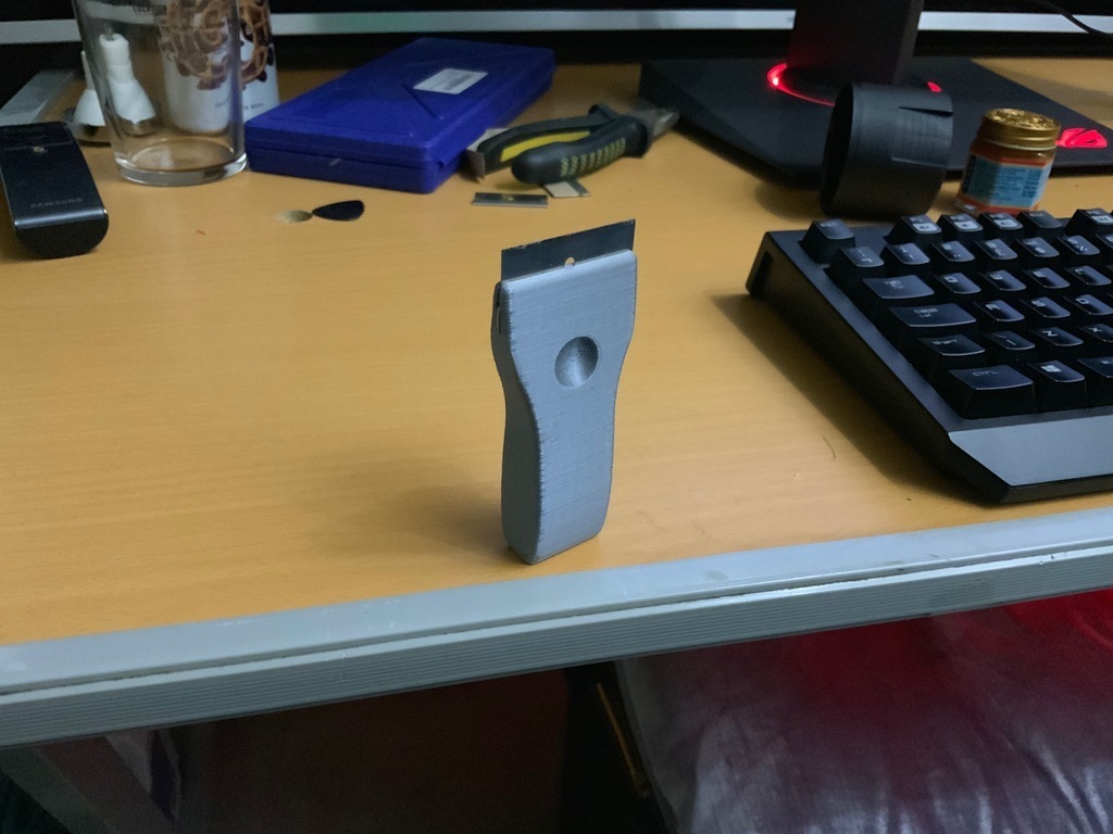 STL file Ergo Razor blade scraper Elite 🪒 ・Template to download and 3D ...