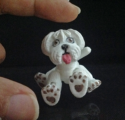 STL file mini dog 🐕 ・Model to download and 3D print・Cults