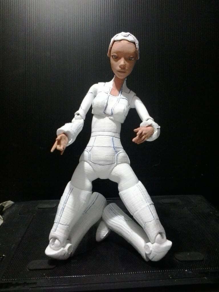 3D printable Robot woman "Robotica"・Cults