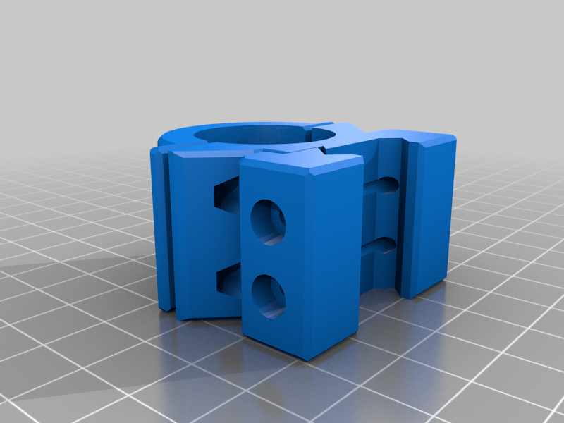 🔦 Picatinny & M Lok flashlight mount v3・Free STL File for ・Cults