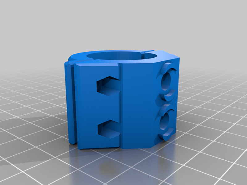 🔦 Picatinny & M Lok flashlight mount v3・Free STL File for ・Cults