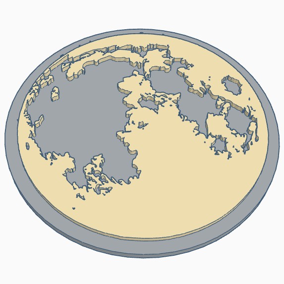 Free STL file Full Moon over Sonora 🌙・3D printing design to download・Cults