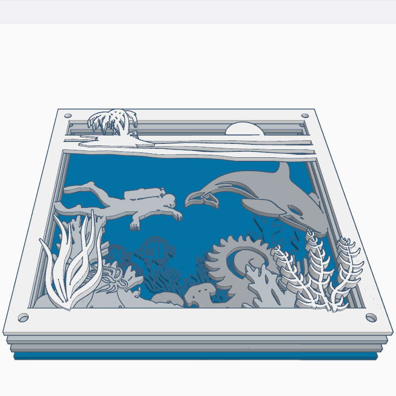 🌊 Océano 3D・Archivo STL Gratis para ・Cults