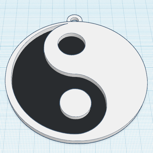 Free STL file Yin-Yang ☯️ ・3D printer design to download・Cults
