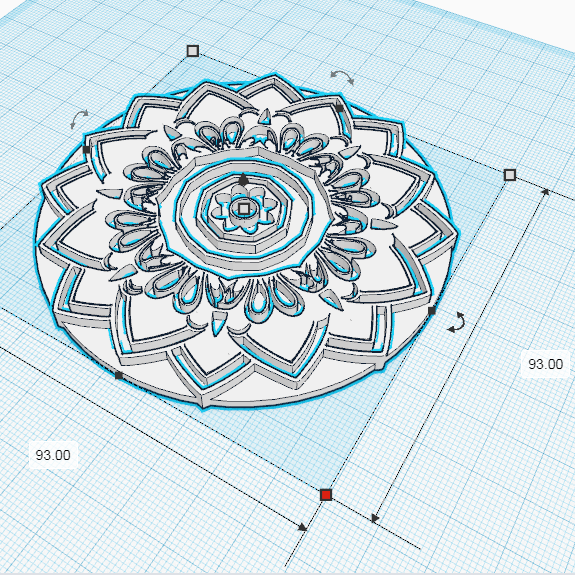 Free STL file Mandala 🎨 ・Template to download and 3D print・Cults