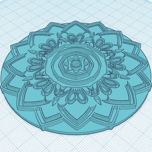Free STL file Mandala 🎨 ・Template to download and 3D print・Cults