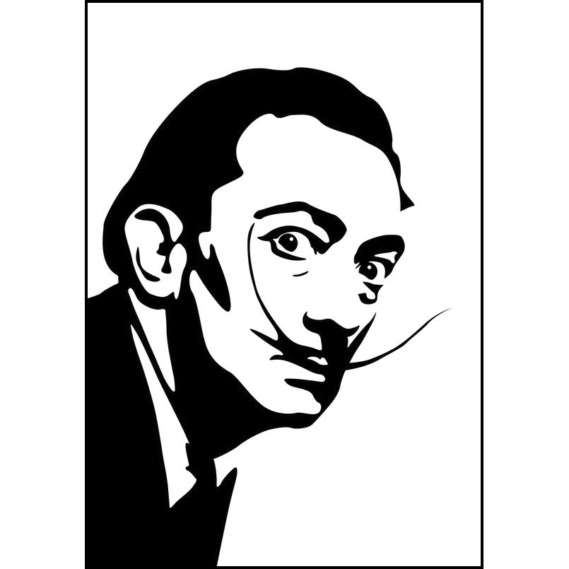 Fichier STL gratuit Salvador Dali 🎨 ・Design à télécharger et à imprimer ...