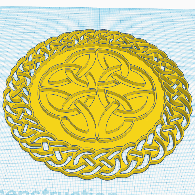 Free STL file Celtic disc 190321 🎨 ・3D printer model to download・Cults