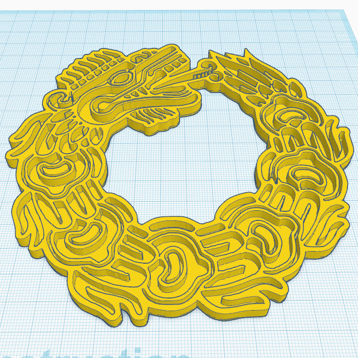 🐉 Aztec Dragon・Free STL File for ・Cults