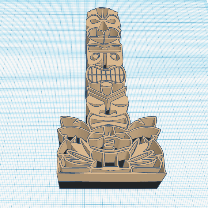 🗿 Tiki・Free STL File for ・Cults