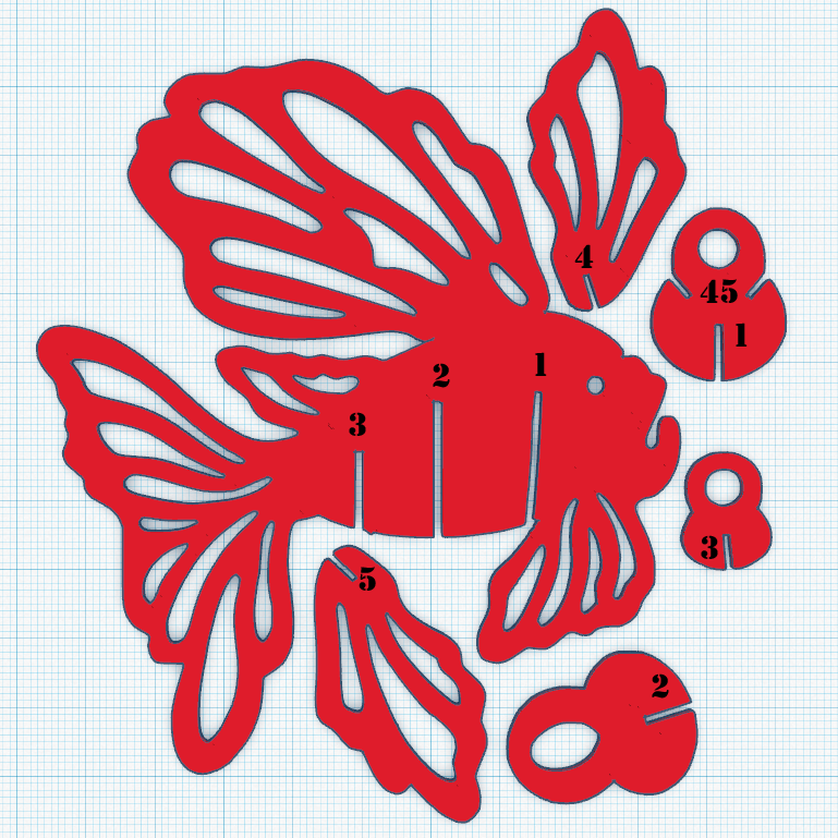 Free STL file Fish 3D DIY 🐠 ・3D print object to download・Cults