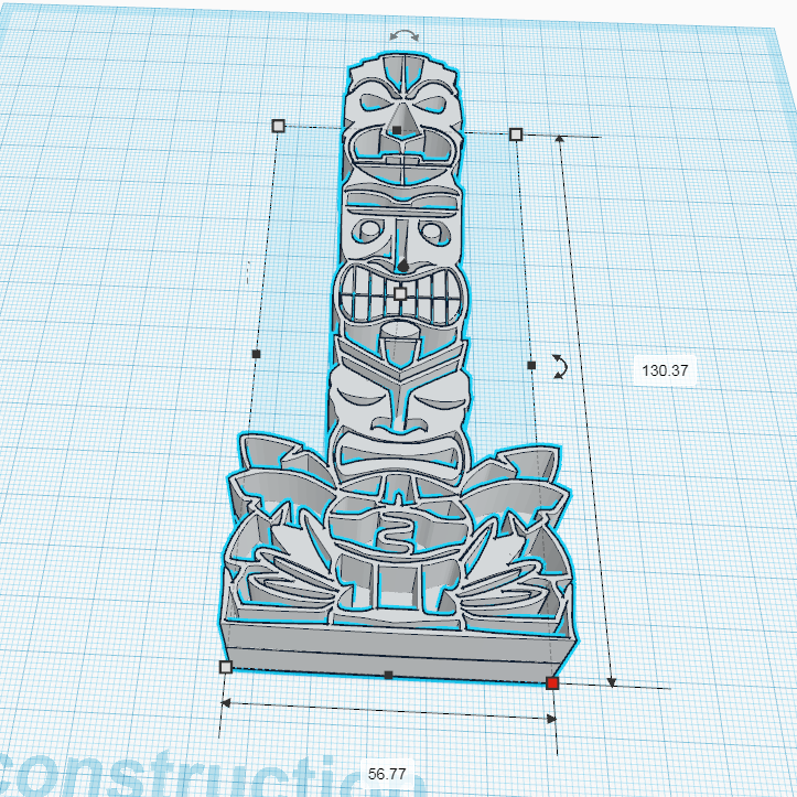 🗿 Tiki・Free STL File for ・Cults