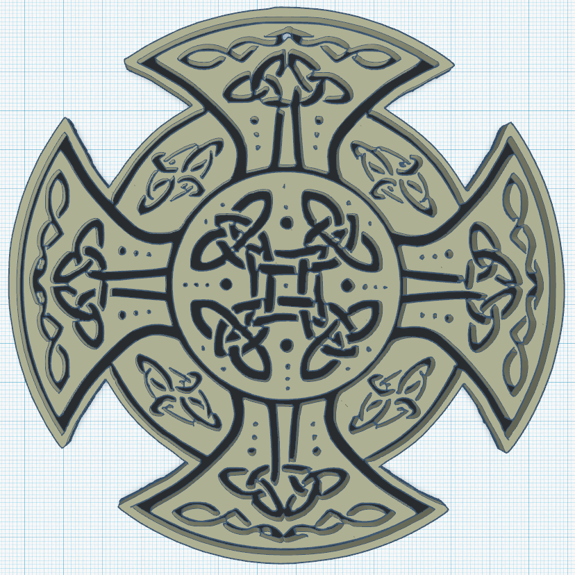 🎨 Viking pattern・Free STL File for ・Cults