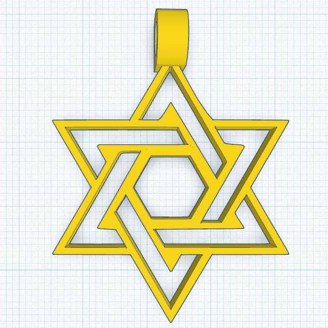 ⭐ Star of David・Free STL File for ・Cults