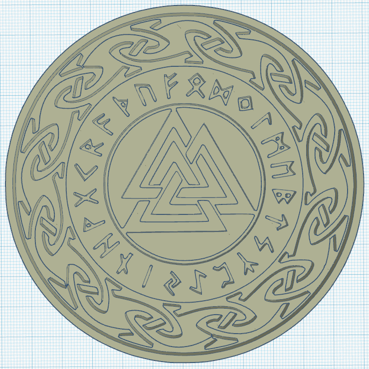 🎨 Valknut v3・Free STL File for ・Cults