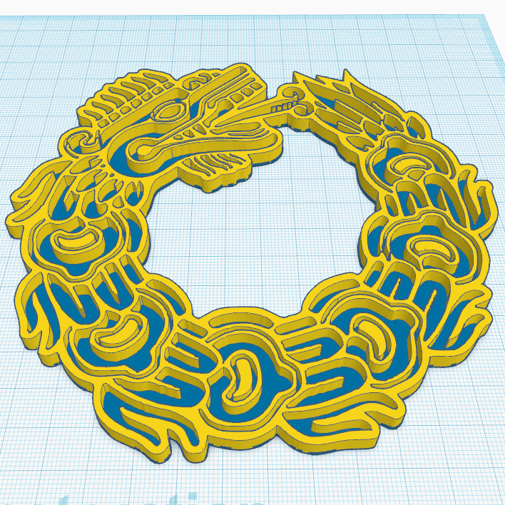 Free STL file Aztec Dragon 🐉 ・3D printing design to download・Cults