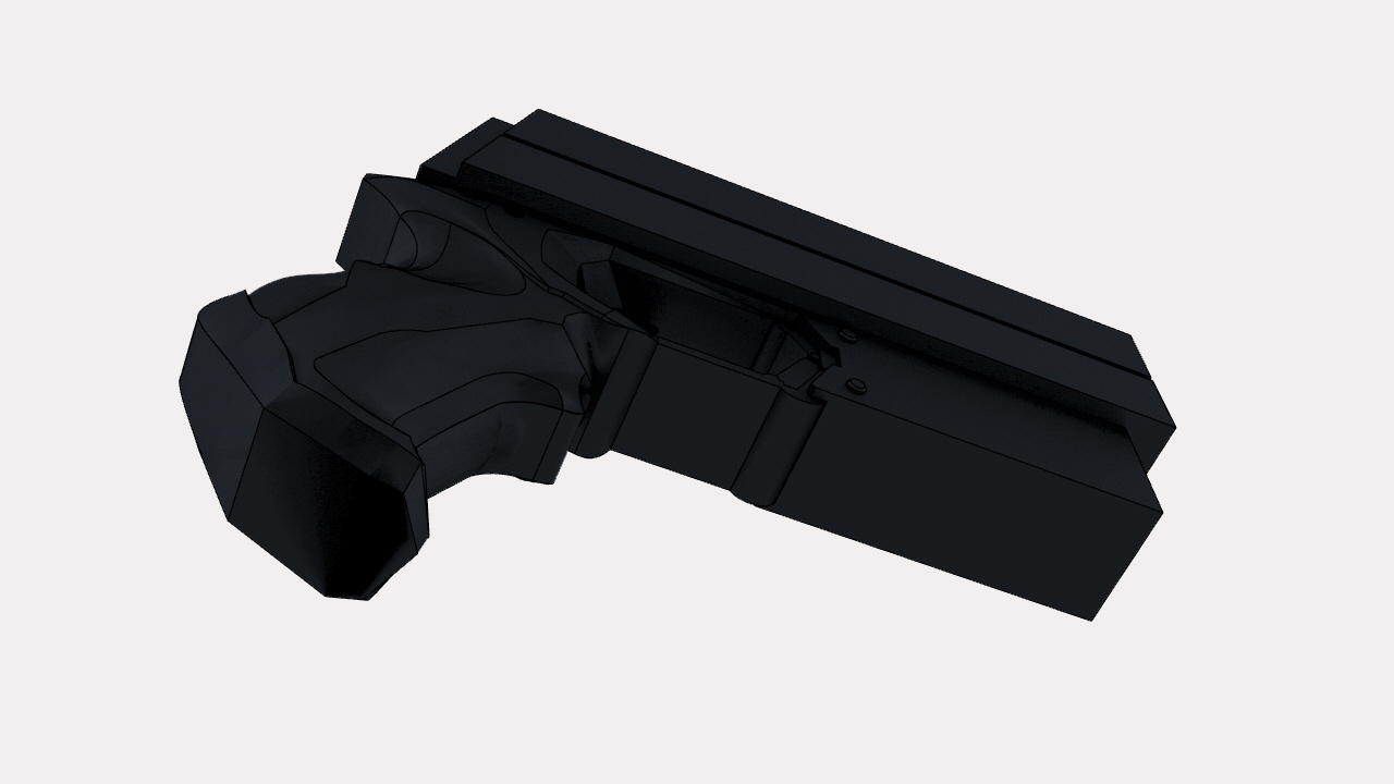 🔫 Gravitational Beam Emitter Pistol from "BLAME!"・ STL File for ・Cults
