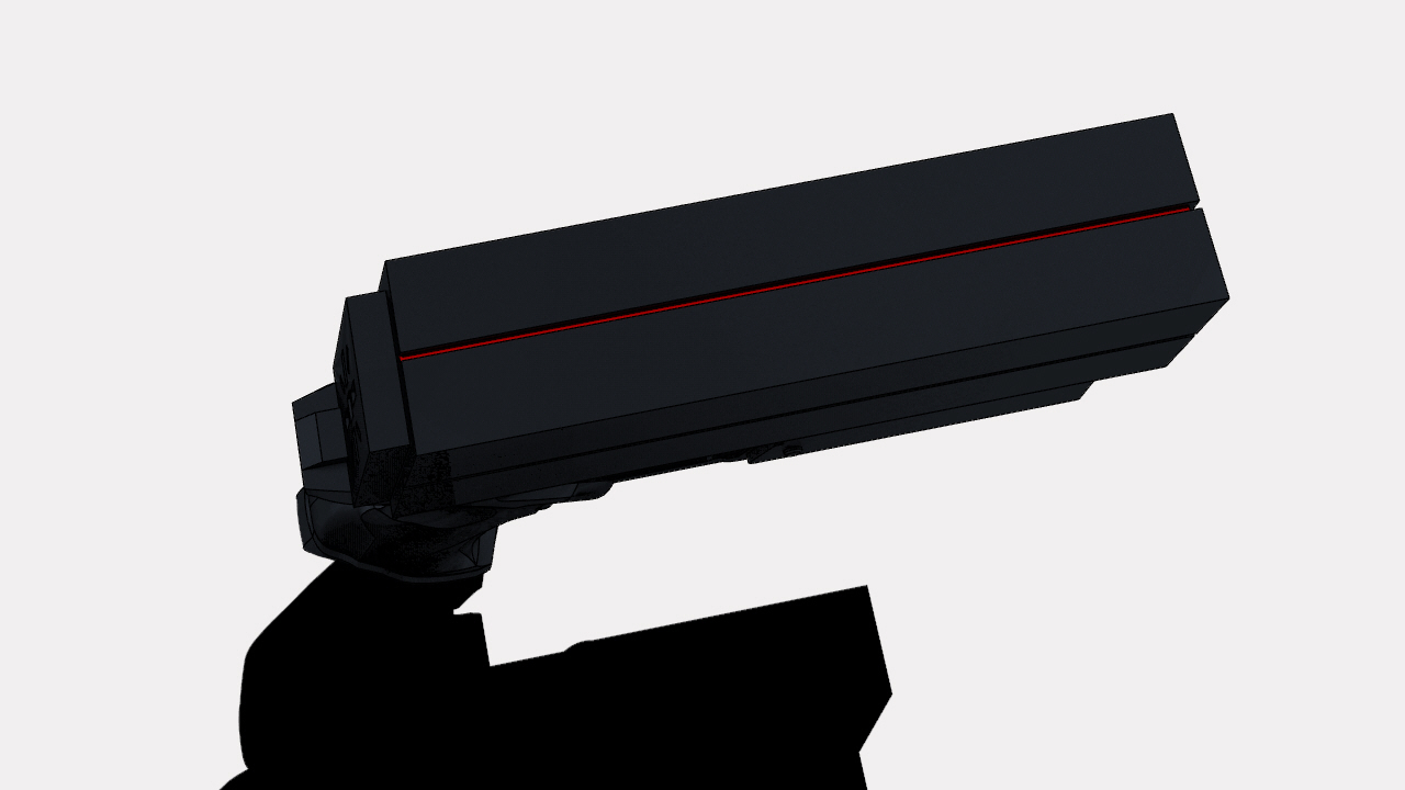 🔫 Gravitational Beam Emitter Pistol from "BLAME!"・ STL File for ・Cults