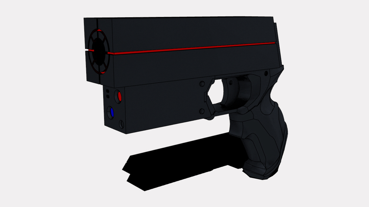 🔫 Gravitational Beam Emitter Pistol from "BLAME!"・ STL File for ・Cults