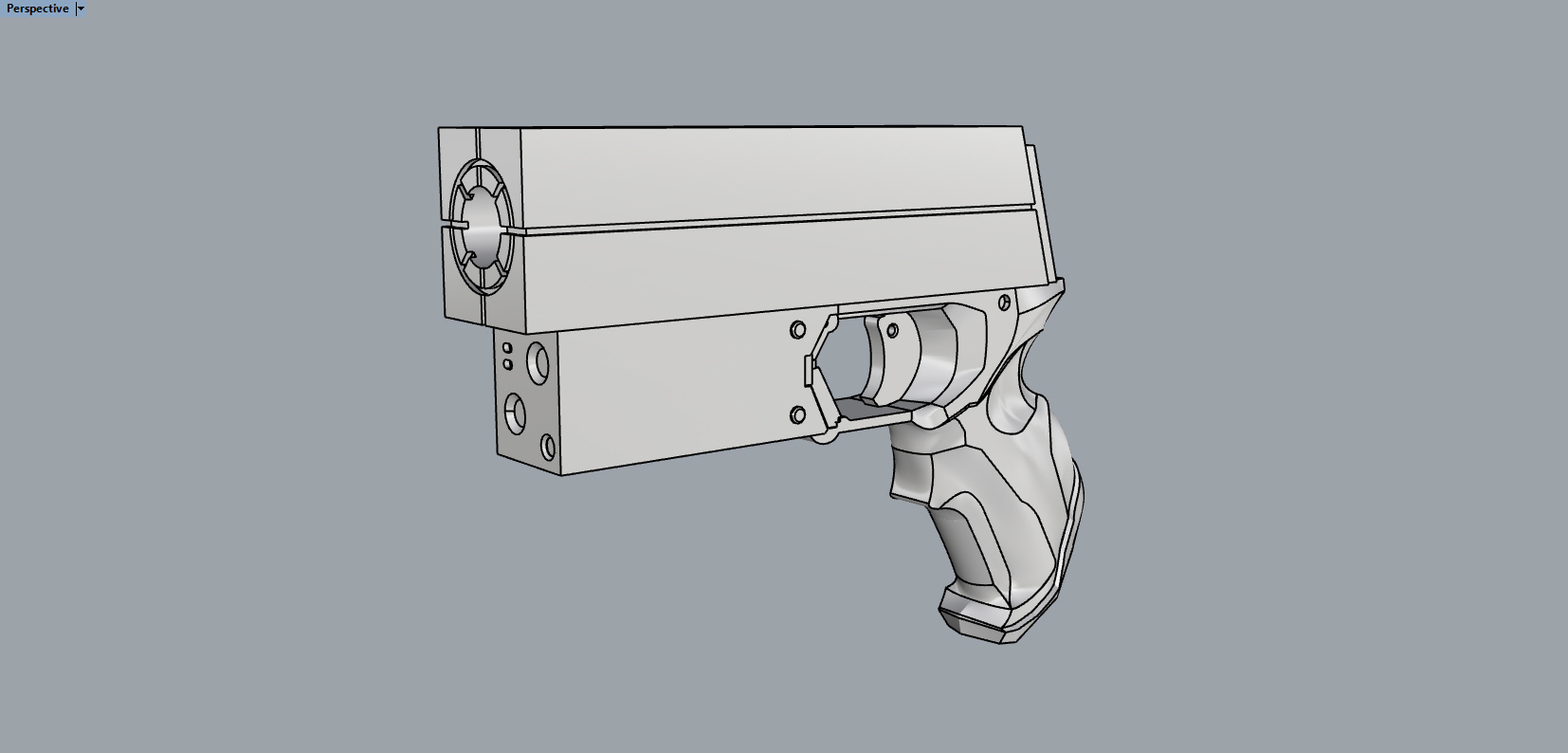 🔫 Gravitational Beam Emitter Pistol from "BLAME!"・ STL File for ・Cults