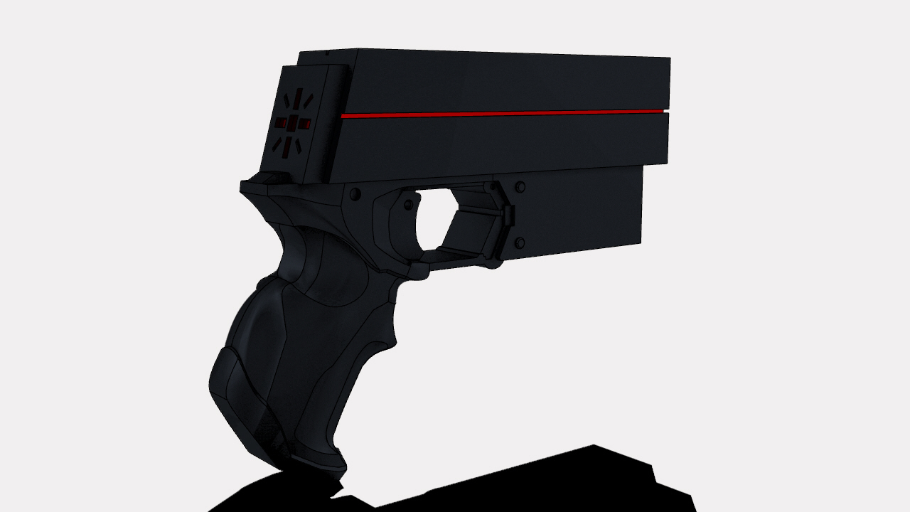 🔫 Gravitational Beam Emitter Pistol from "BLAME!"・ STL File for ・Cults