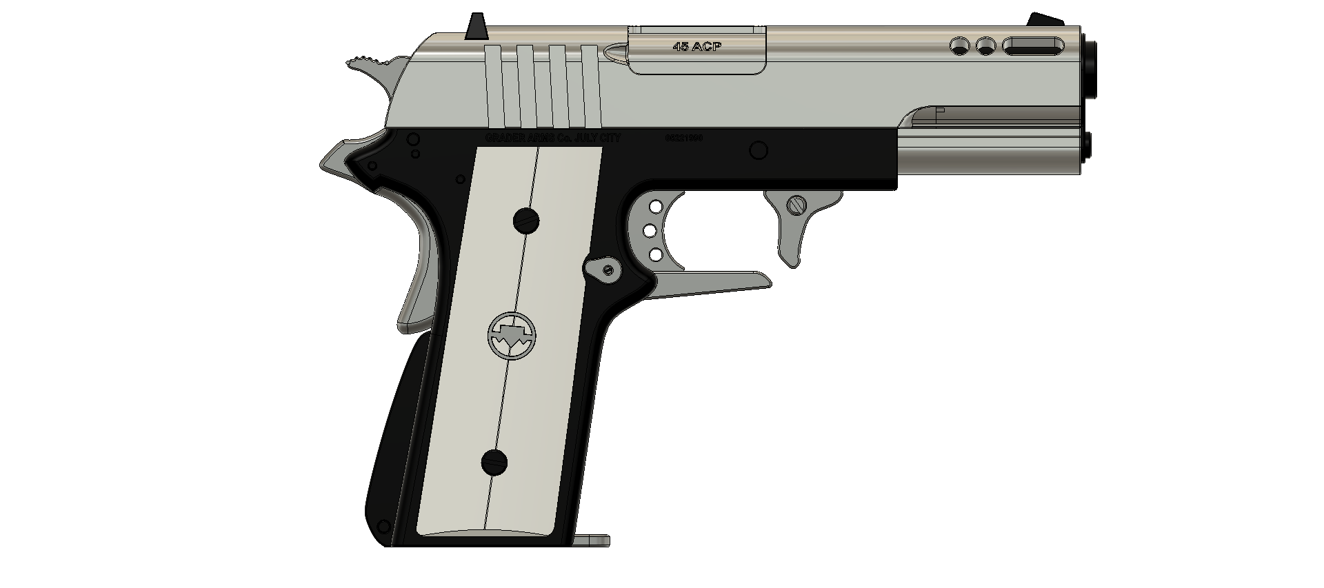 STL file Wolfwood's Pistol from "Trigun" 🔫 ・3D printer model to ...