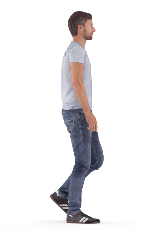🚶 NATHAN ANIMATED 003 WALKING - CASUAL WALKING 3D PEOPLE MODEL・Free 3D ...