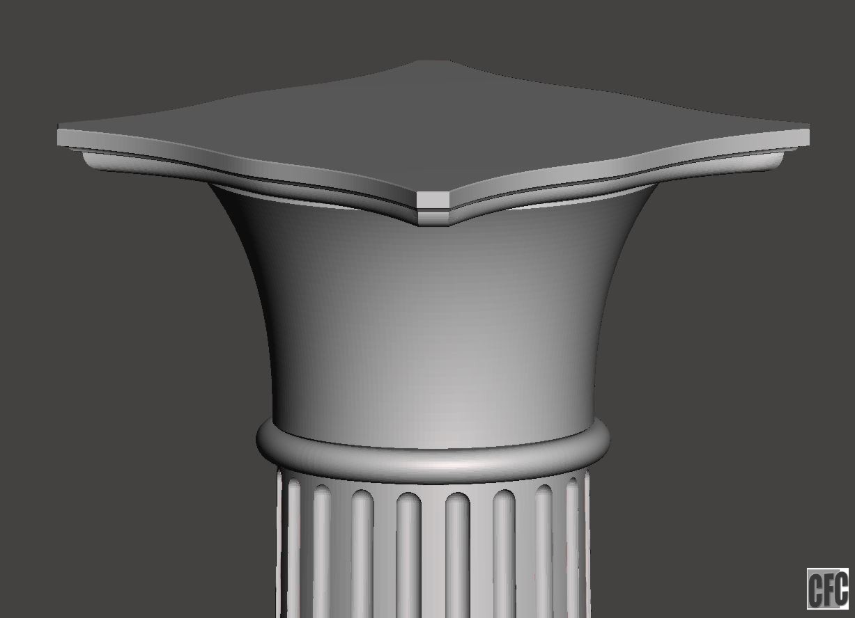 🏛️ Greek column・Free STL File for ・Cults