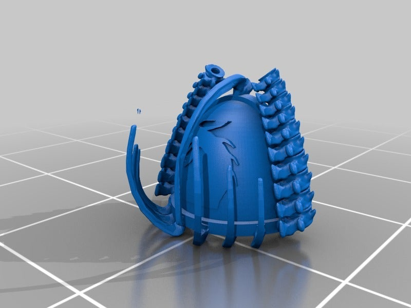 Free STL file Evil Space Mutant Shoulder Guards 🛰 ・3D printable model ...