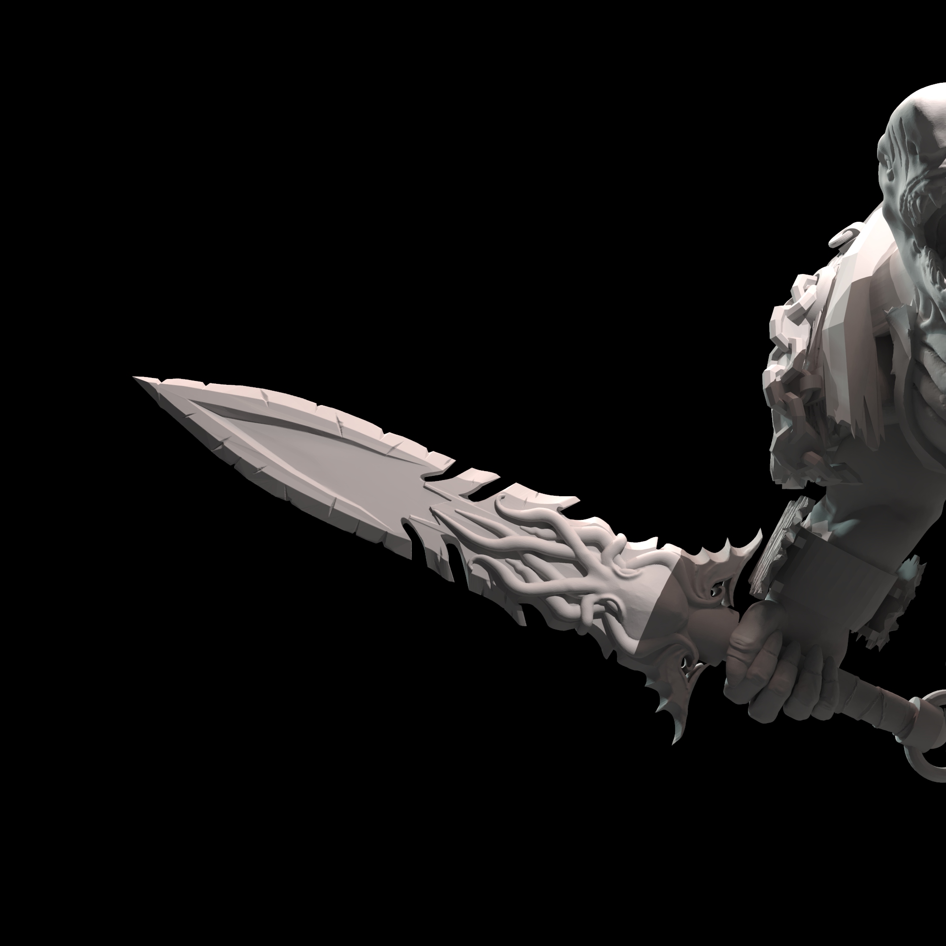 💂 Depth Guard - Envoy of the Deep. Pre-supported & Multipart・ 3D File ...