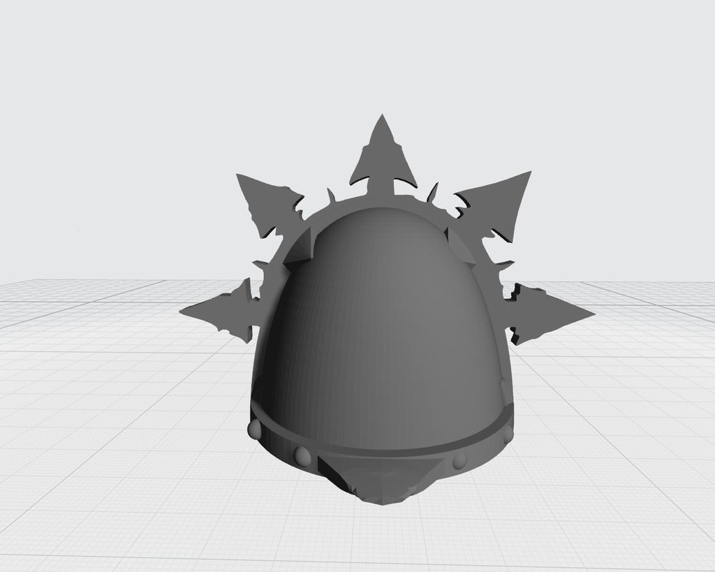 Free STL file Evil Space Mutant Shoulder Guards 🛰 ・3D printable model ...
