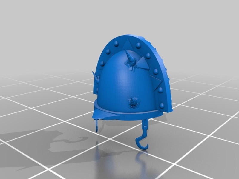 Free STL file Evil Space Mutant Shoulder Guards 🛰 ・3D printable model ...