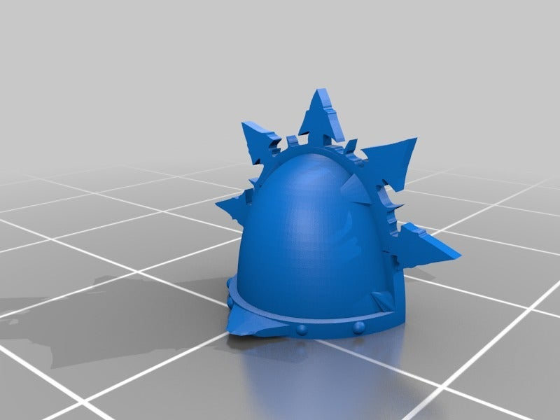 Free STL file Evil Space Mutant Shoulder Guards 🛰 ・3D printable model ...