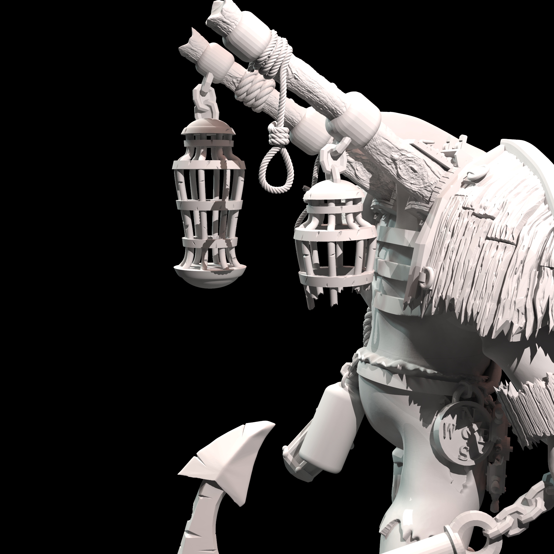 💂 Depth Guard - Envoy of the Deep. Pre-supported & Multipart・ 3D File ...