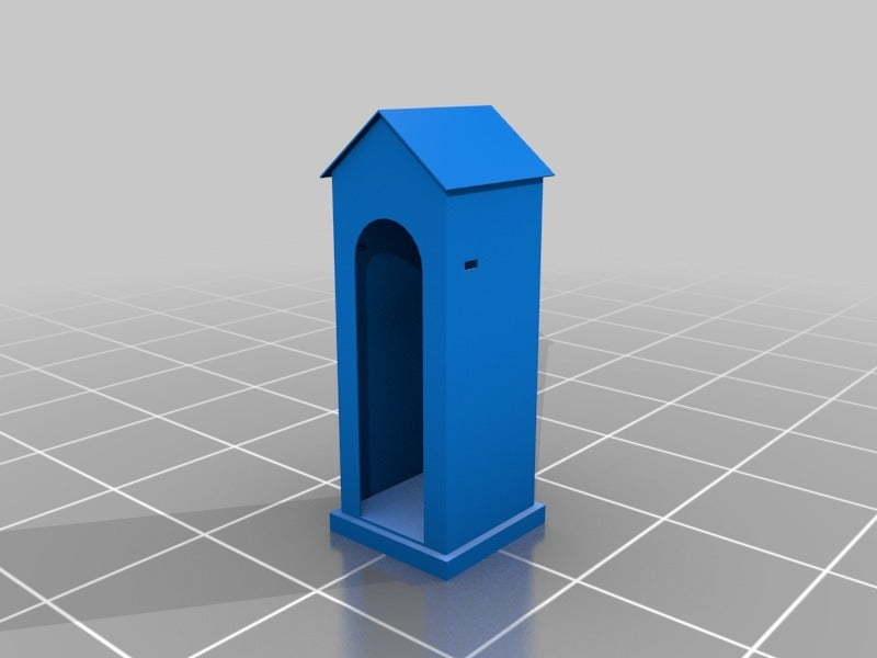 Free STL file WW2 german Sentry boxes 🎲・3D printing template to ...