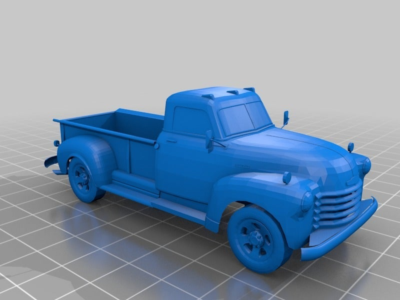 👽 Remix of stryker123's 28mm 1949 Chevy 3100・Free STL File for ・Cults