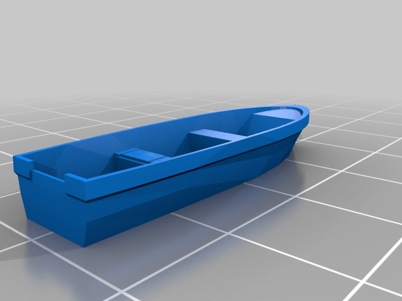免费 STL 文件 Simple boat and outboard 🛥️ ・可下载 3D 打印对象・Cults