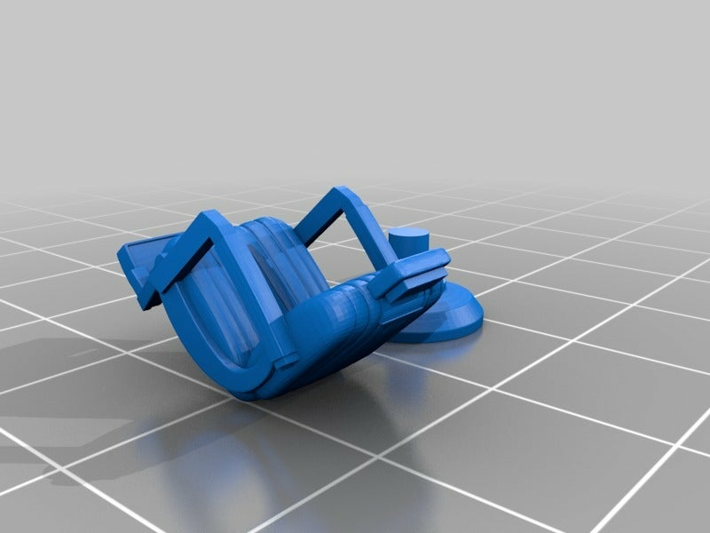 🪑 1-87 Barbers chair HO scale・Free STL File for ・Cults