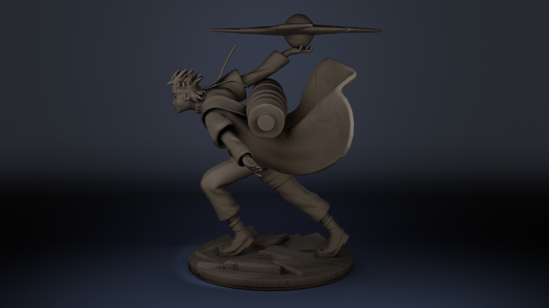 STL file naruto shippuden - rasenshuriken 🗿 ・Model to download and 3D ...
