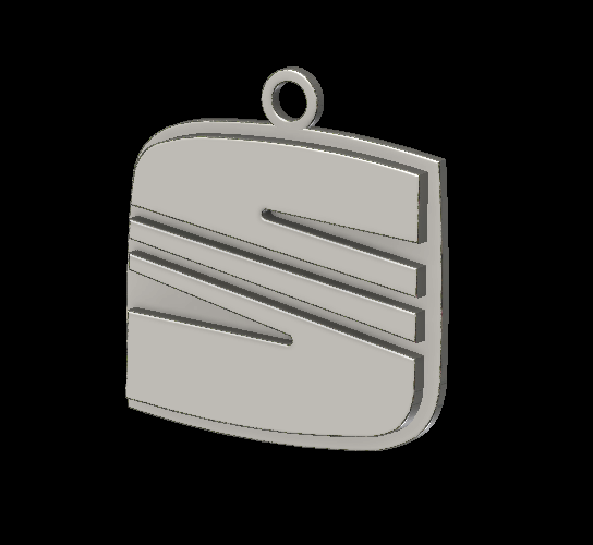 STL file SEAT LOGO KEY RING 💺 ・3D printable design to download・Cults