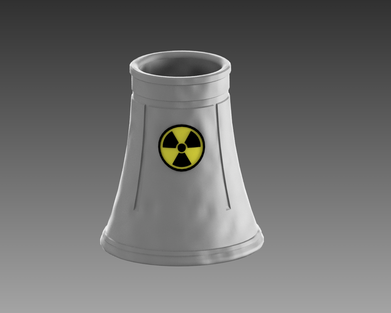 STL file COOLING TOWER NUCLEAR PLANT 🌿・3D printable model to download・Cults