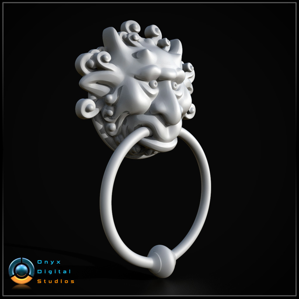 🚪 Labyrinth Door knocker 2・ 3D File for 3D printing・Cults