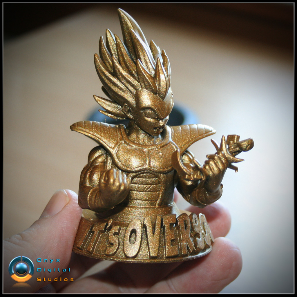 3D file Vegeta Over 9000 👤 ・Design to download and 3D print・Cults
