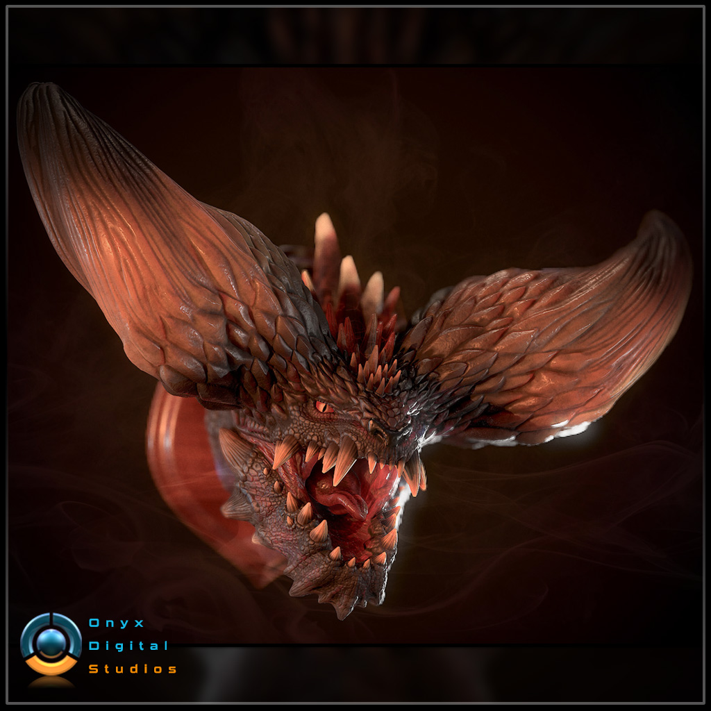 👹 3D Printable Monster hunter head - Nergigante 3D print model・ 3D File ...